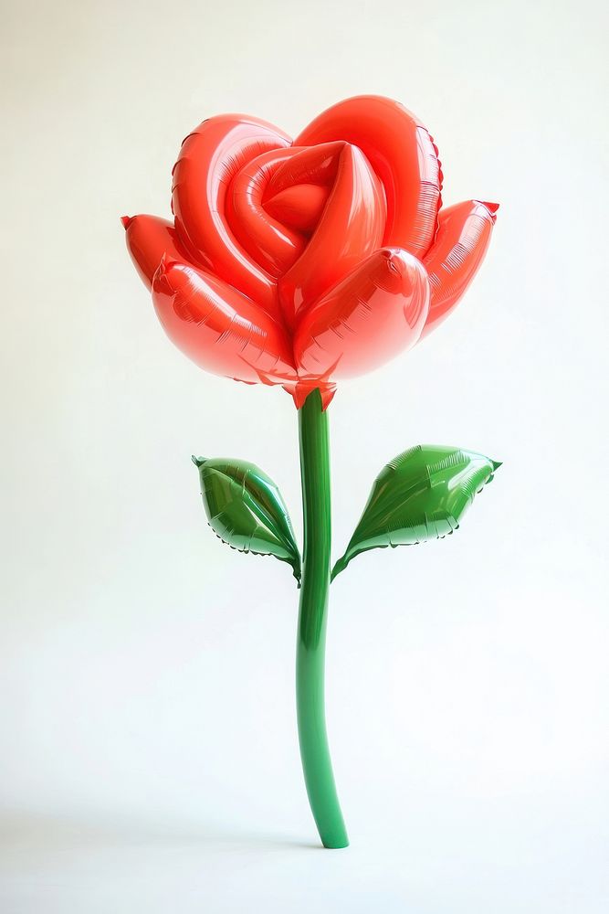 balloon animal rose flower green | Free Photo - rawpixel