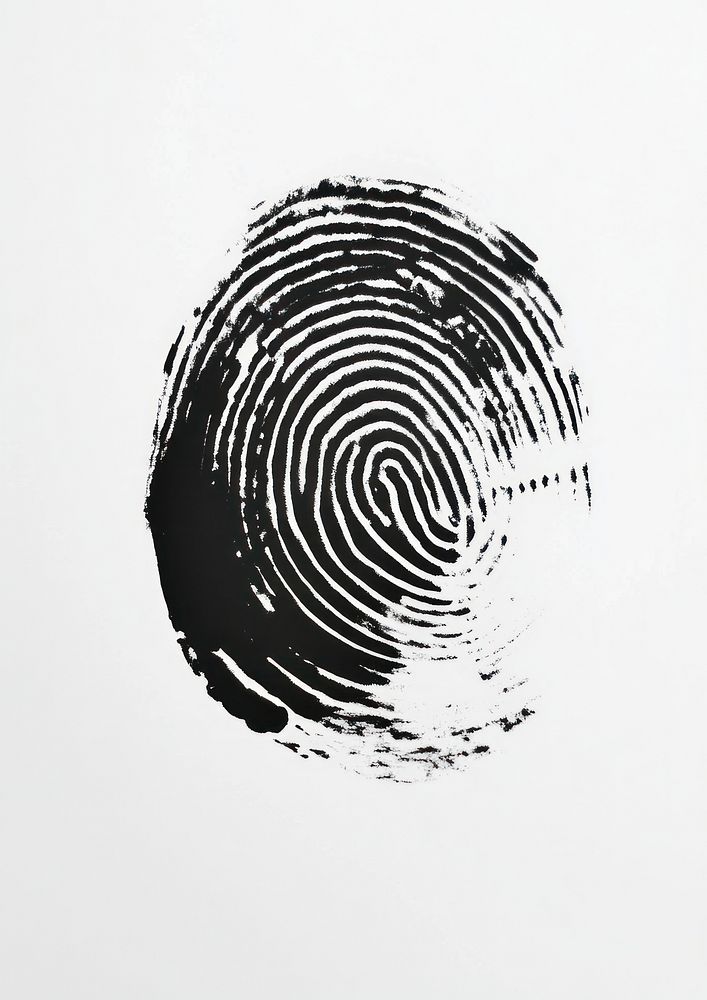 Black ink fingerprint image minimalist | Free Photo - rawpixel