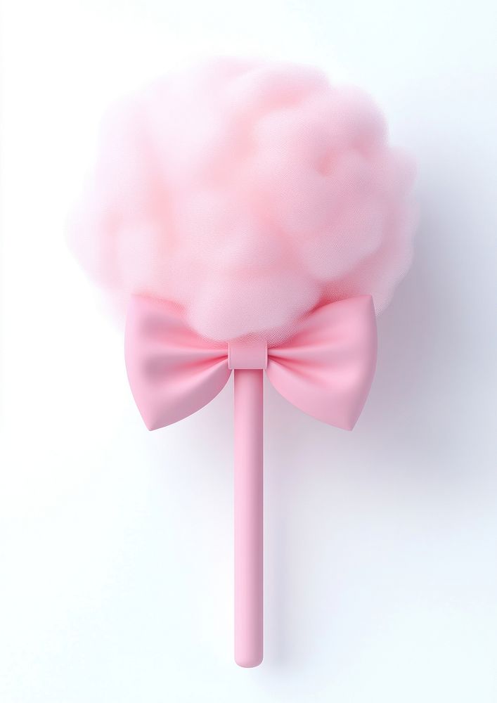 3d coquette cotton candy illustration | Free Photo Illustration - rawpixel
