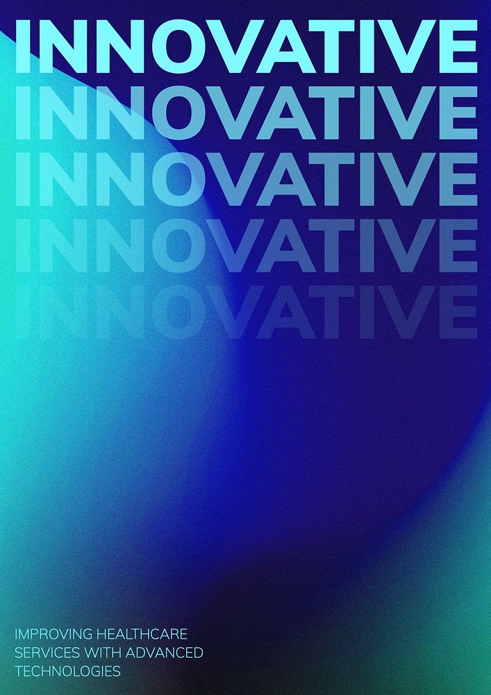 Innovative gradient poster template | Free Photo - rawpixel