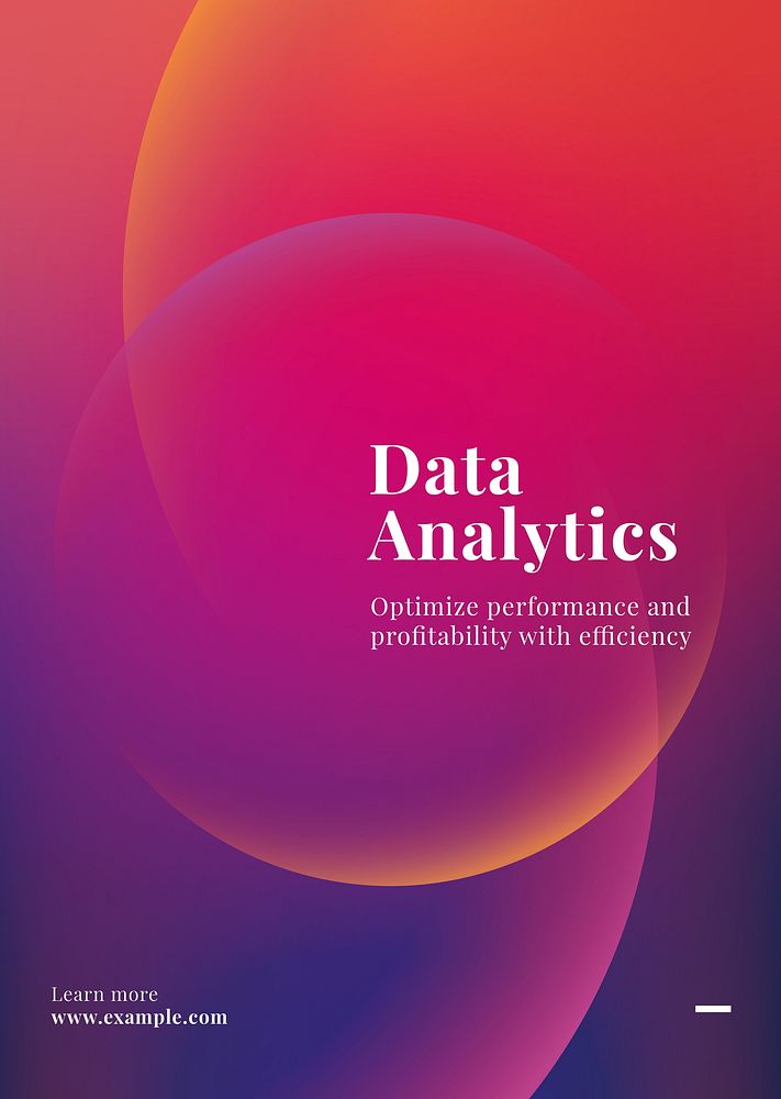 Data analytics poster template vector | Free Vector Template - rawpixel