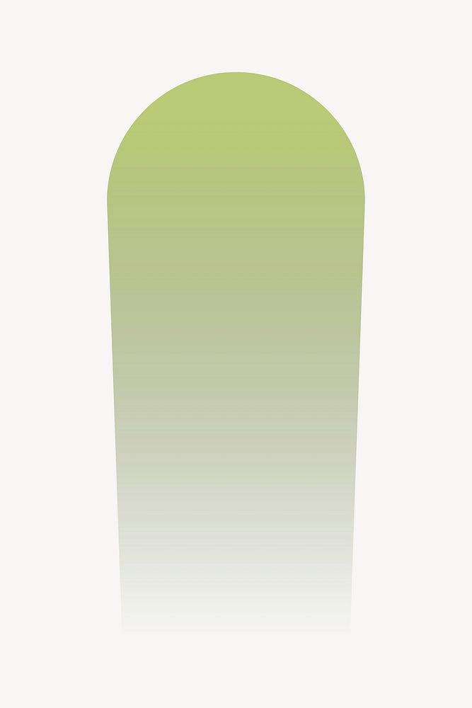 Minimalist green gradient arch | Free Photo Illustration - rawpixel