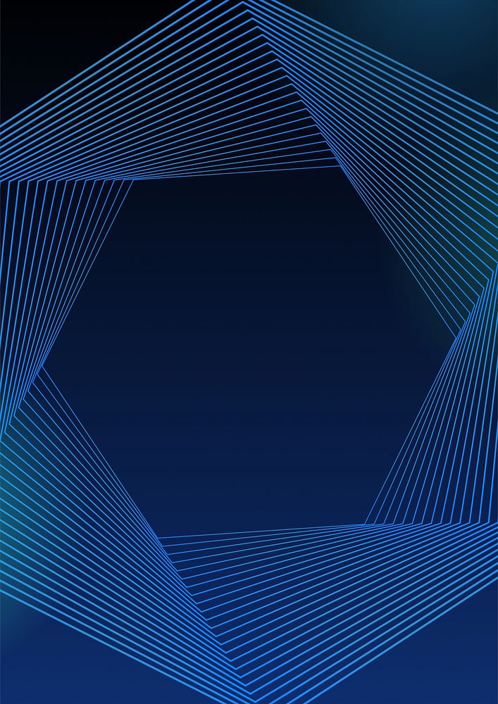 Abstract geometric blue lines gradient | Free Photo Illustration - rawpixel