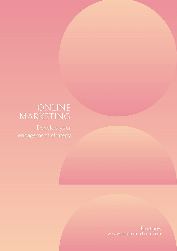 Online marketing poster template vector | Free Vector Template - rawpixel