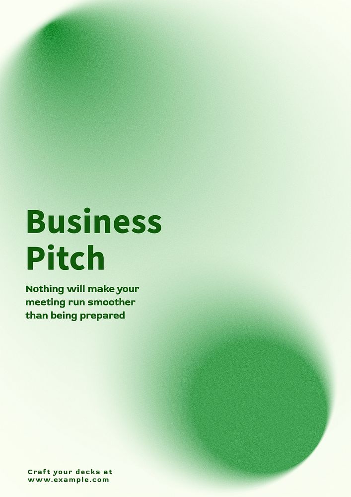 Business pitch gradient poster template | Free Photo - rawpixel