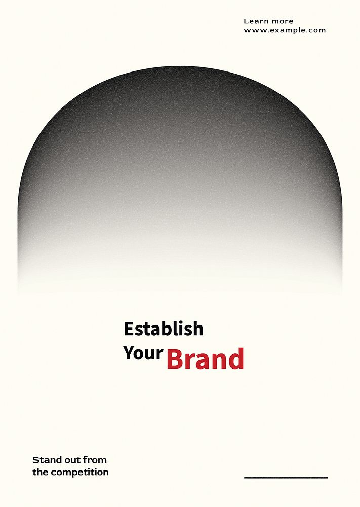 Minimalist brand identity promotion gradient | Free Vector Template ...