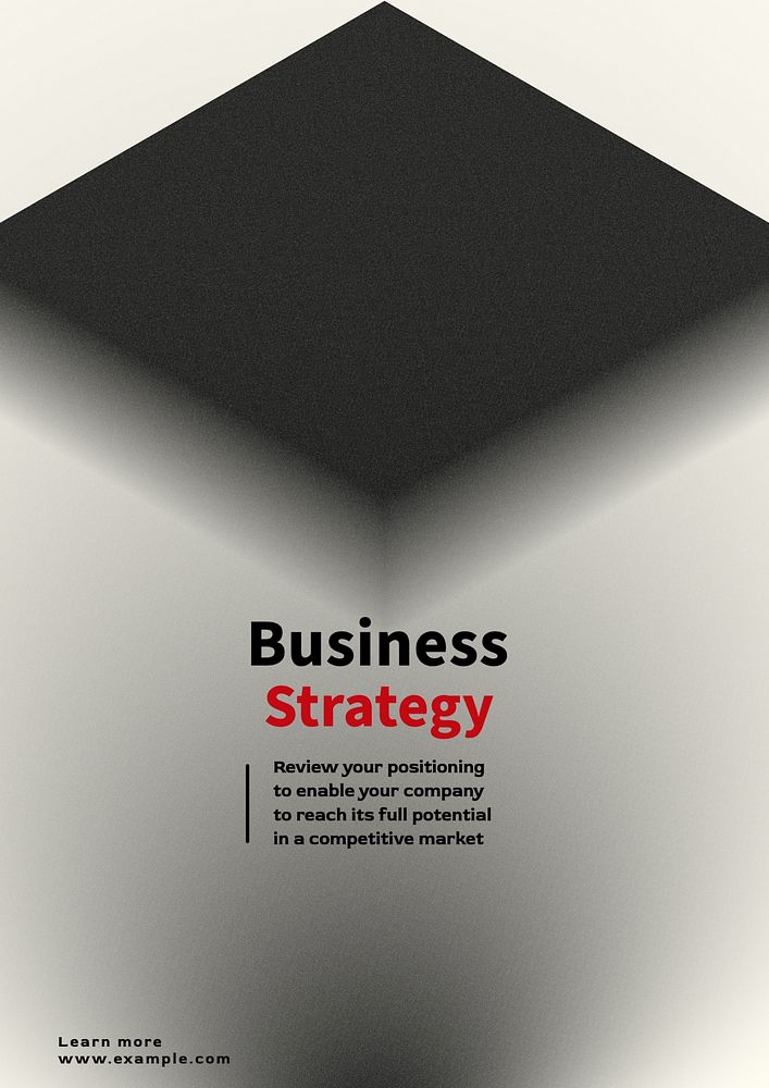 Business strategy gradient poster template | Free Photo - rawpixel