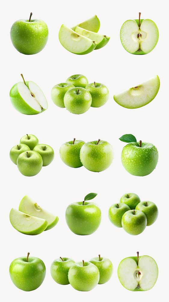 green apple fruit design element | Free Photo - rawpixel