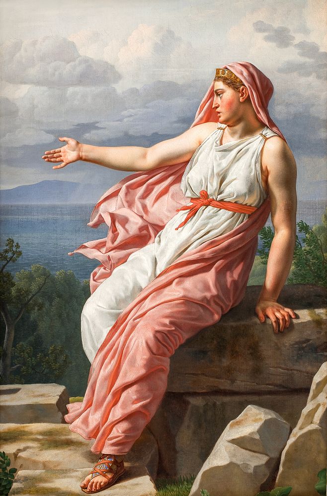 Alcyone's Farewell her Husband. C.W. | Free Photo Illustration - rawpixel