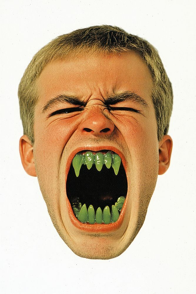 Angry face expression screaming. | Free Photo - rawpixel