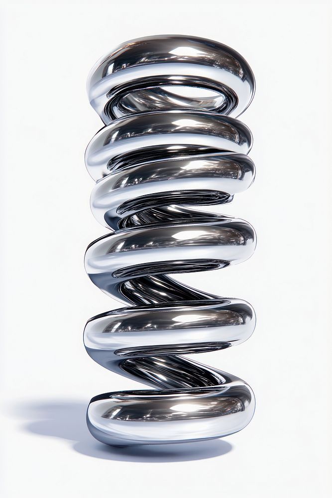 Big long coil spring shape | Free Photo Illustration - rawpixel