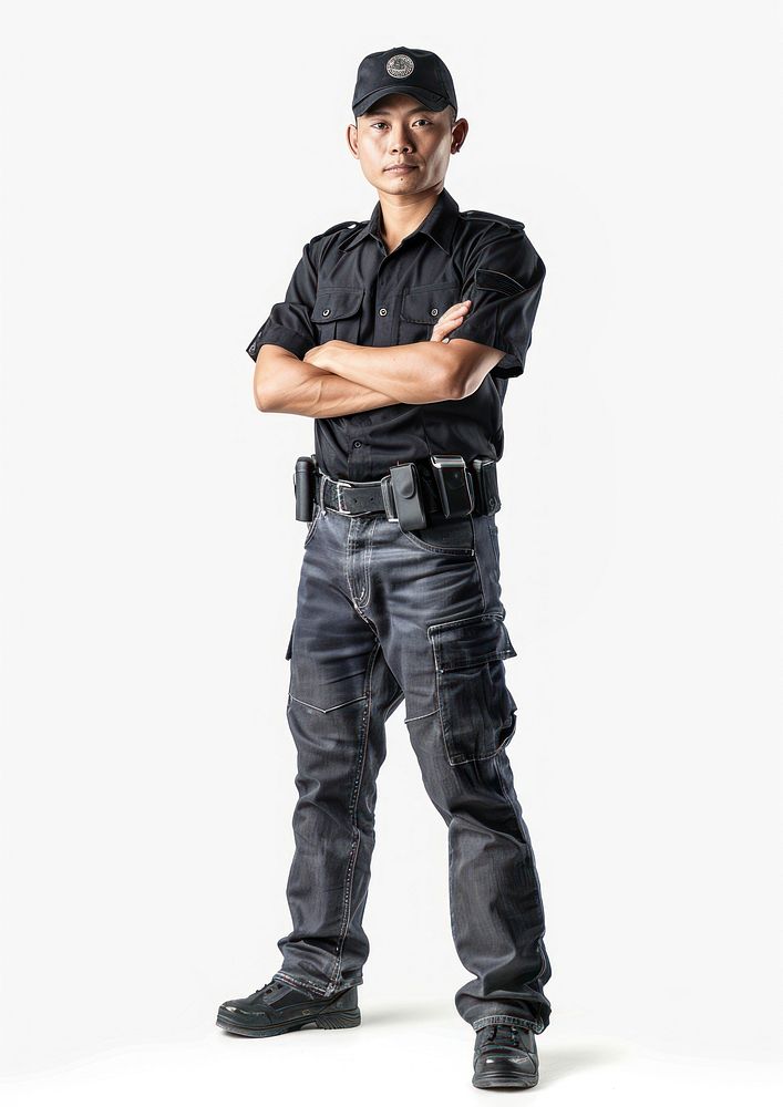 Security guard standing attire male. | Free Photo - rawpixel