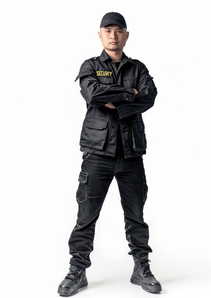 Security guard standing attire male. | Free Photo - rawpixel