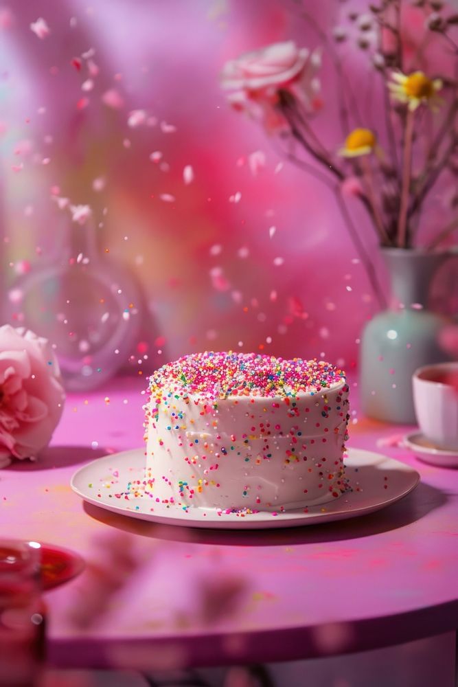 Cake decoration sprinkles dessert. | Free Photo - rawpixel
