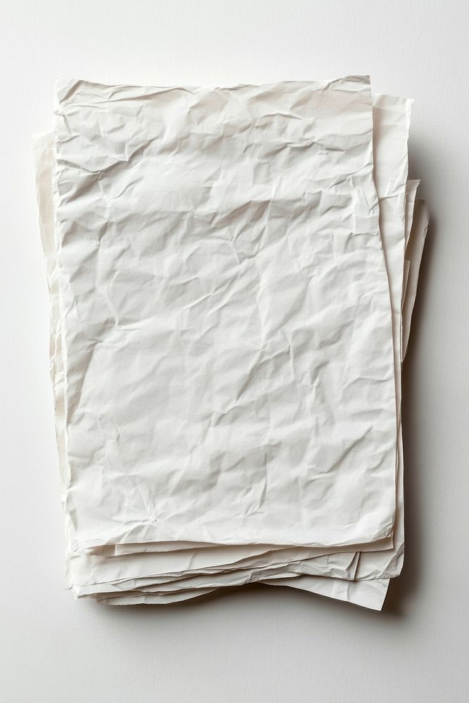 Notebook paper white wrinkled crumpled. | Free Photo - rawpixel