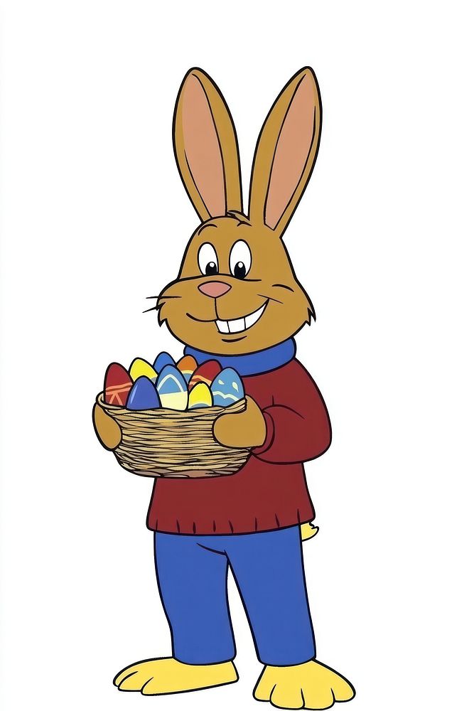 Easter day cartoon illustration character. | Free Photo Illustration ...