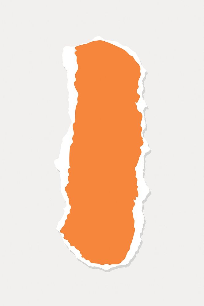 Orange torn paper texture illustration | Free Photo Illustration - rawpixel