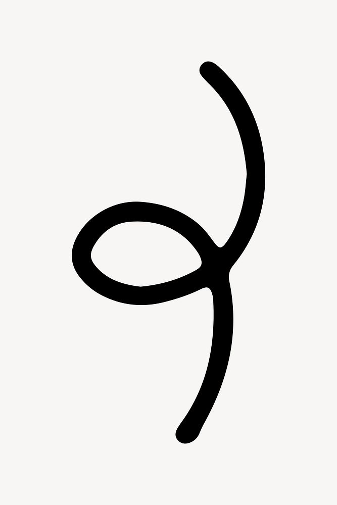 Minimalist black abstract line art | Free Vector - rawpixel