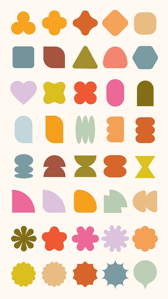 Pastel vectors. Colorful geometric shapes | Premium Vector - rawpixel