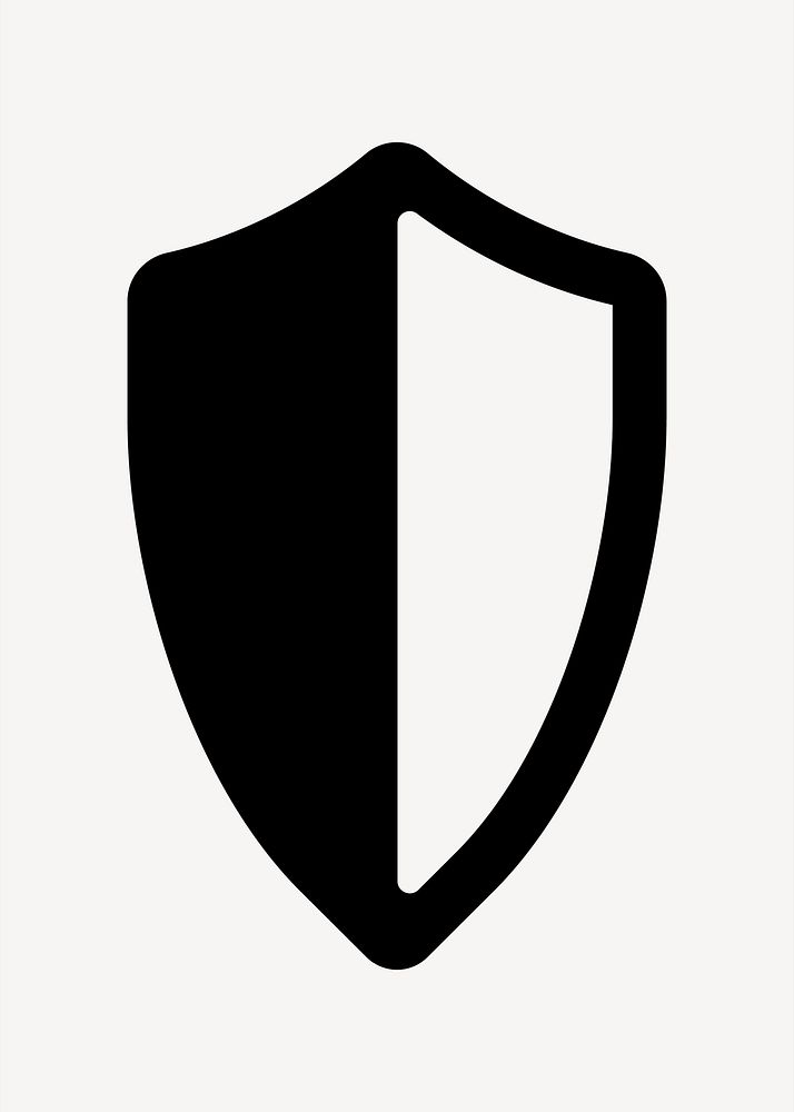 Minimalist shield design, UI icon | Free Photo Illustration - rawpixel