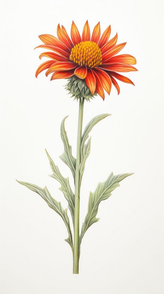 Illustration botanical drawing flower | Free Photo Illustration - rawpixel