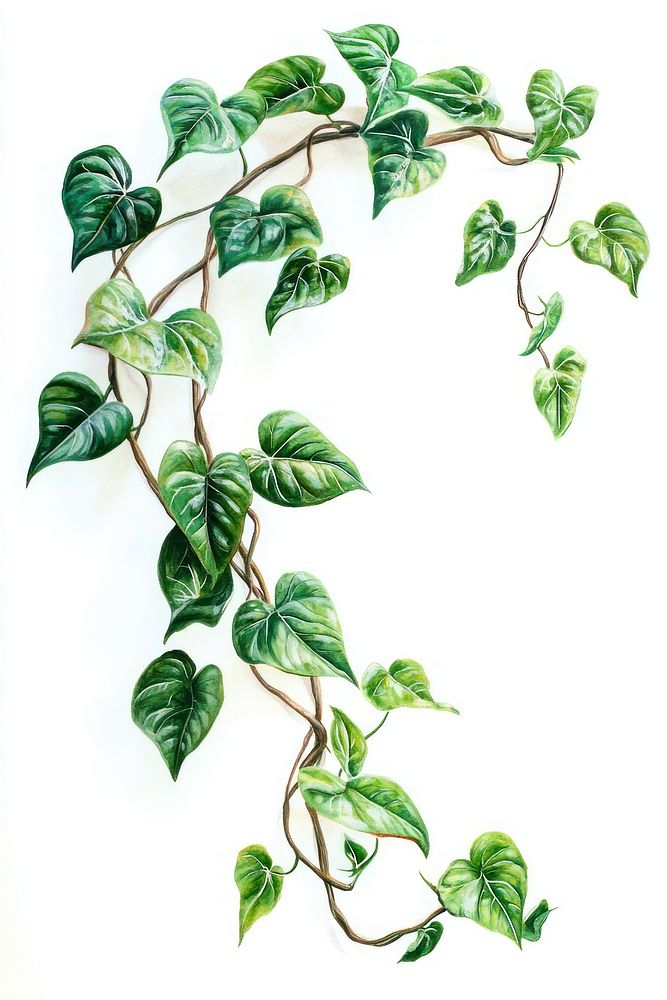 Jungle vines leaves plant leaf. | Free Photo Illustration - rawpixel