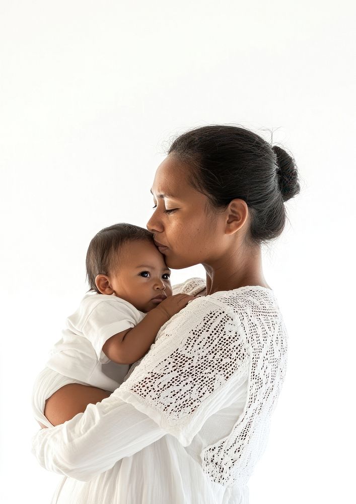 Pacific islander mother holding newborn | Free Photo - rawpixel
