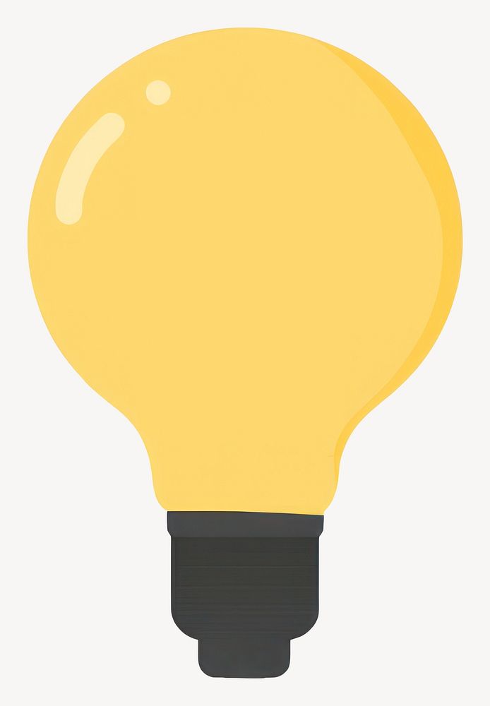 Light buld illustration lightbulb simple | Free Vector - rawpixel
