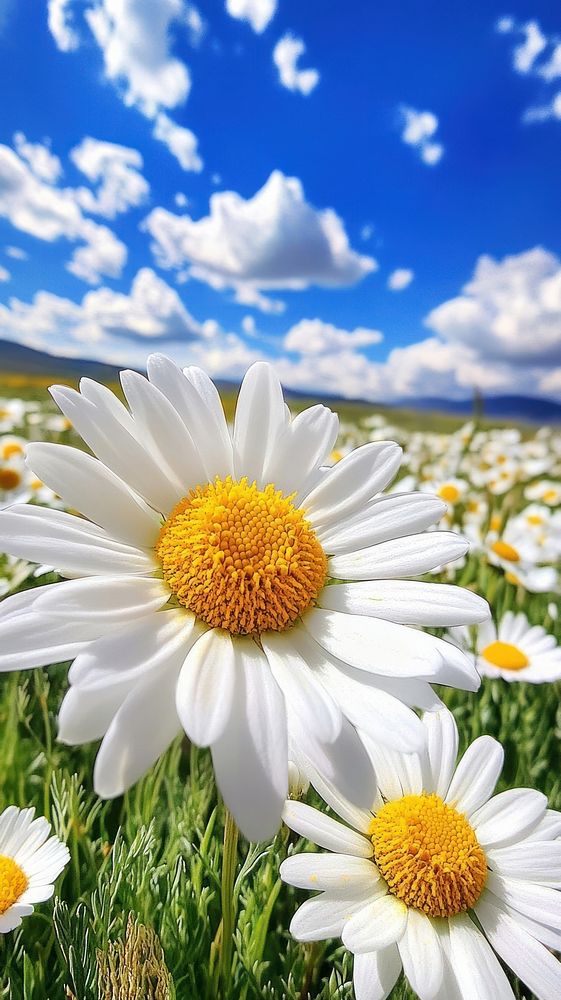 Daisy flower nature cloud. | Free Photo - rawpixel