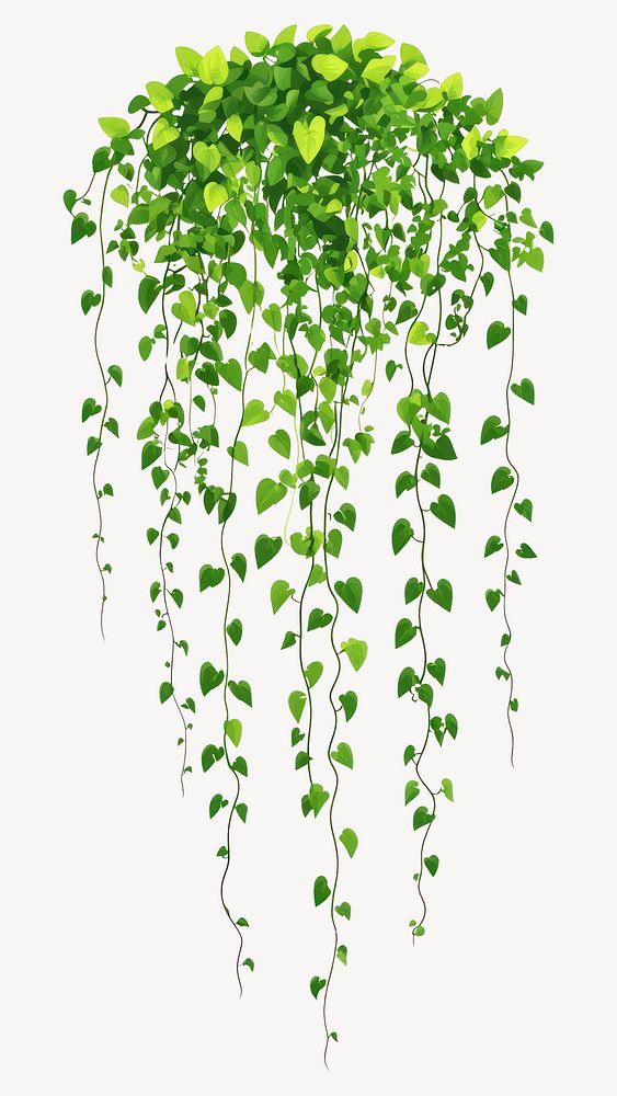 Long hanging jungle vines illustration | Free Vector - rawpixel