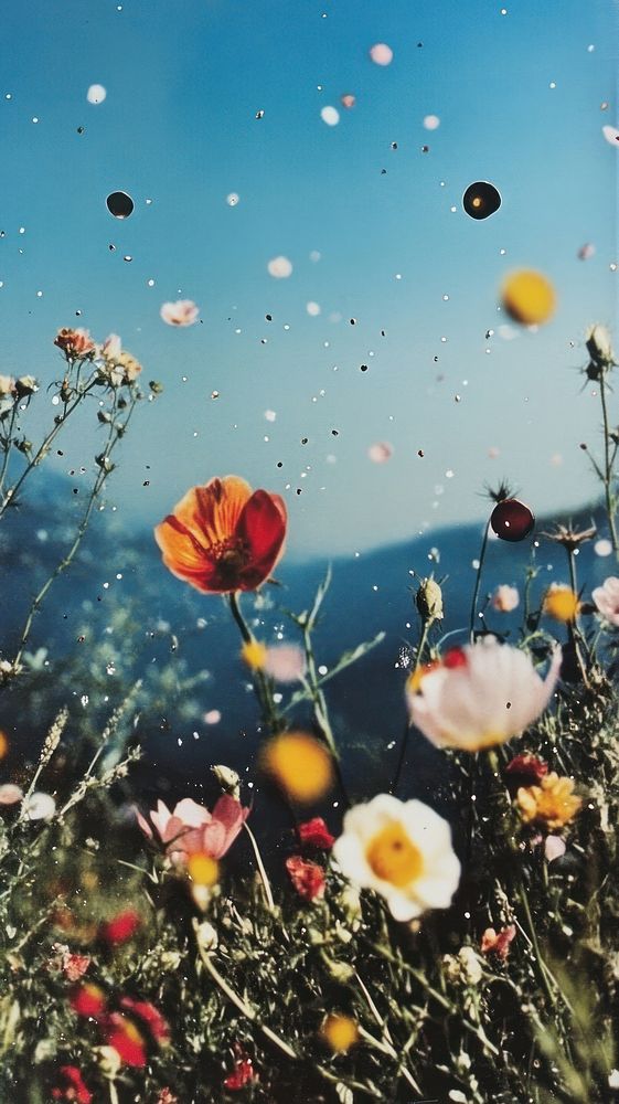 Spring flower hills flowers photography | Free Photo - rawpixel