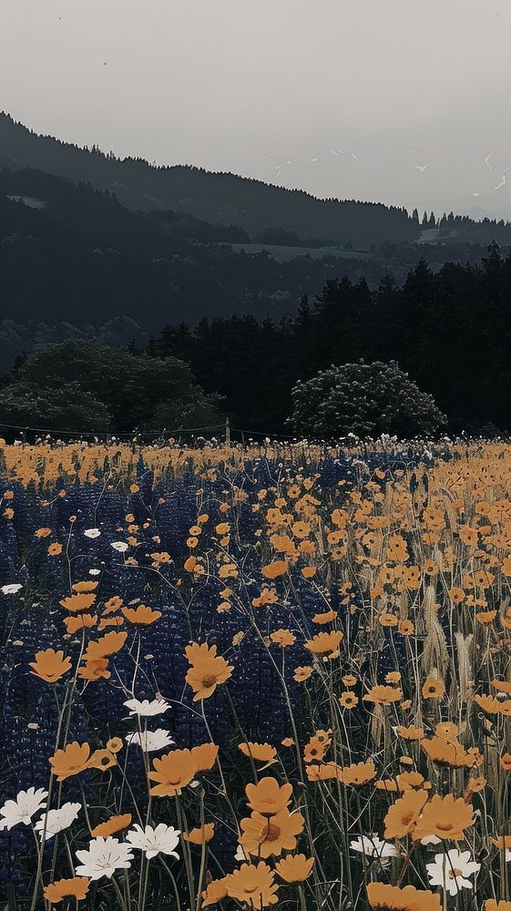 Spring Flower fields flowers outdoors | Free Photo - rawpixel