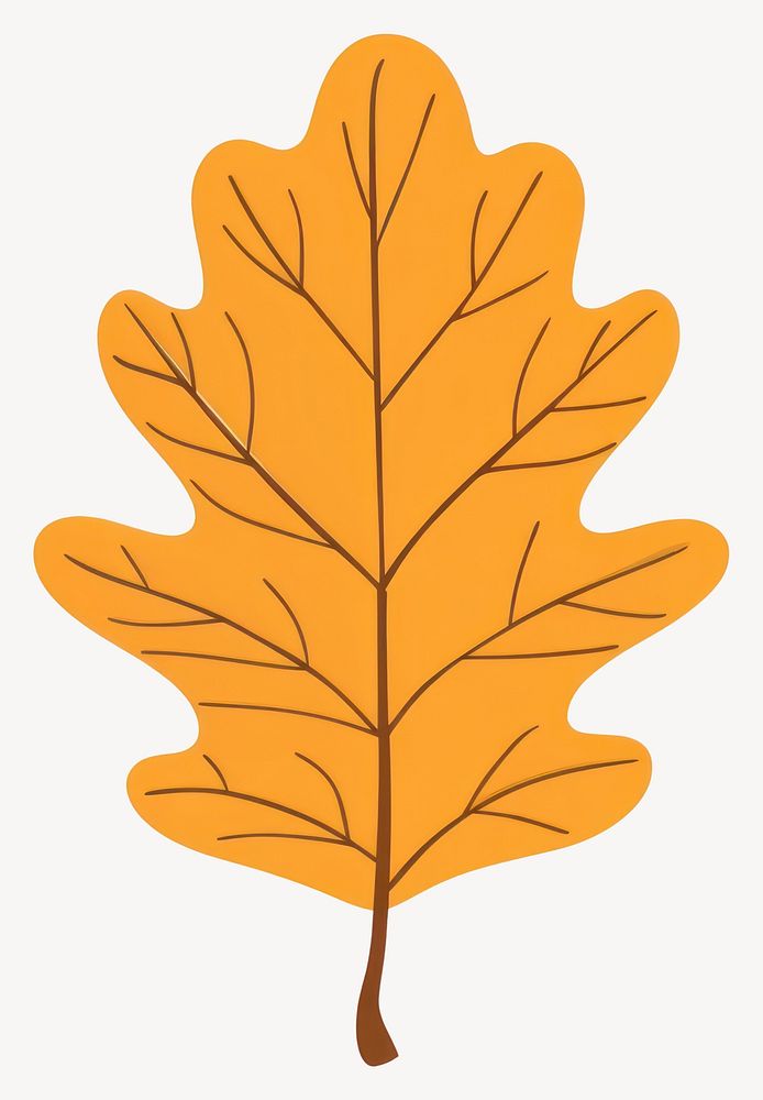Autumn reniform leaf illustration simple | Free Vector - rawpixel