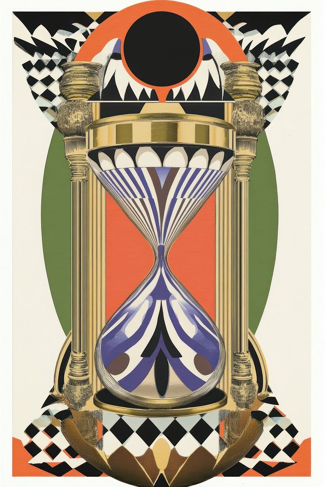 Hourglass hourglass illustration patterns | Free Photo Illustration ...