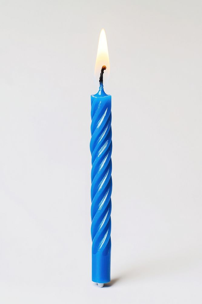 Blue birthday candle candlestick toothbrush | Free Photo - rawpixel