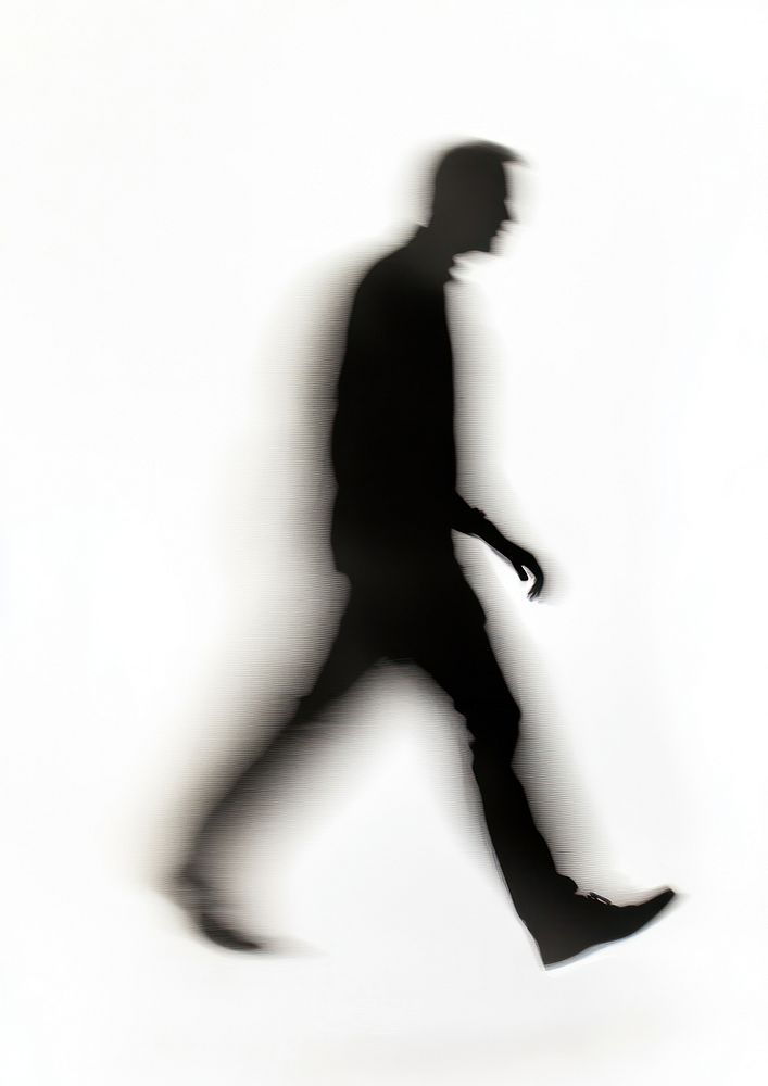 Shadow man walking silhouette blur | Free Photo Illustration - rawpixel