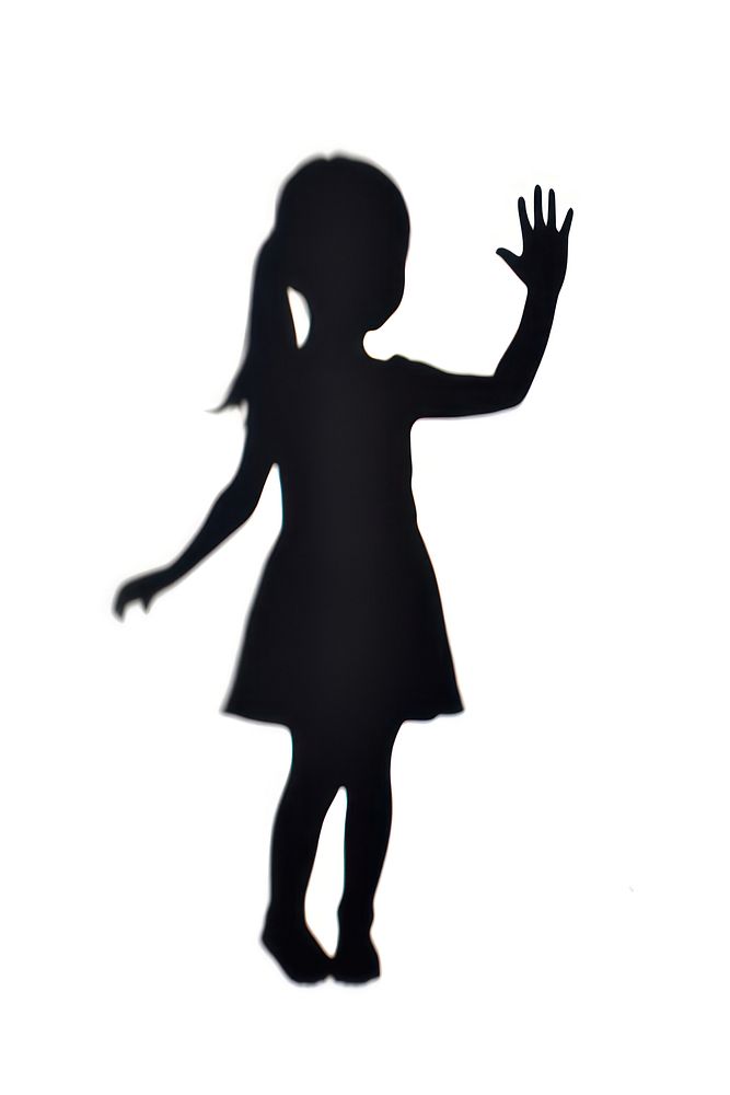 Shadow girl silhouette white backlighting | Free Photo Illustration ...