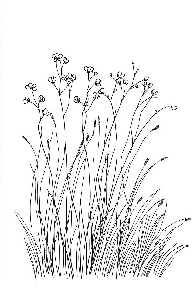 Wild flower Pearly Everlasting drawing | Free Photo Illustration - rawpixel