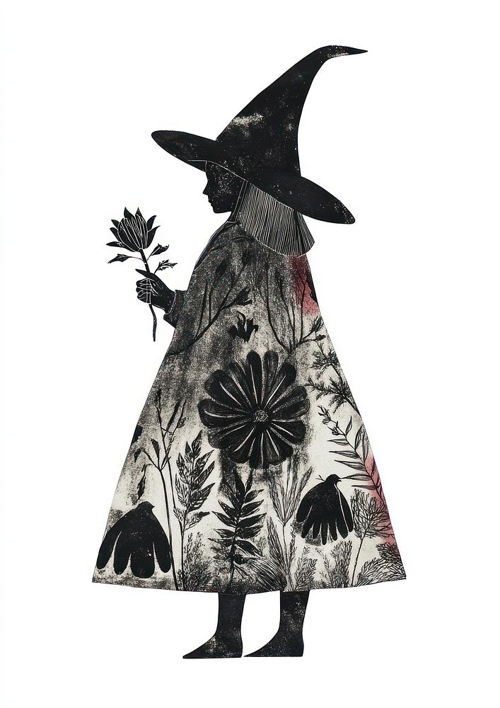 A witch hat art illustration | Premium Photo Illustration - rawpixel