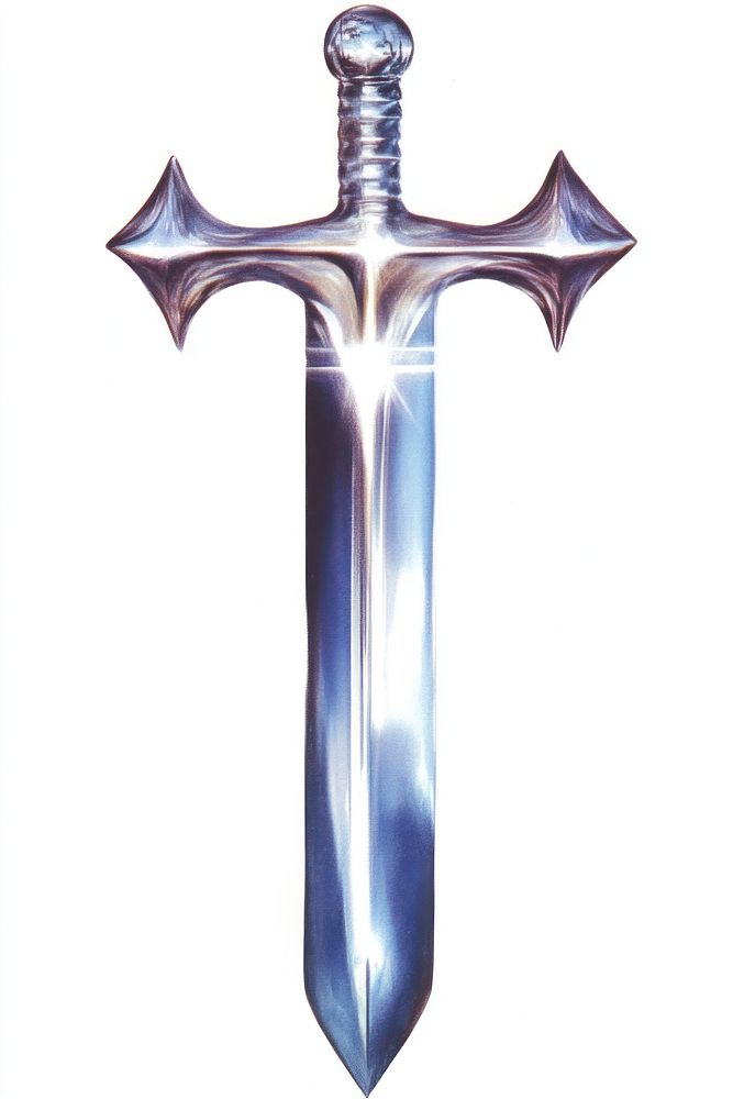 3d claymore shape weapon sword | Free Photo Illustration - rawpixel