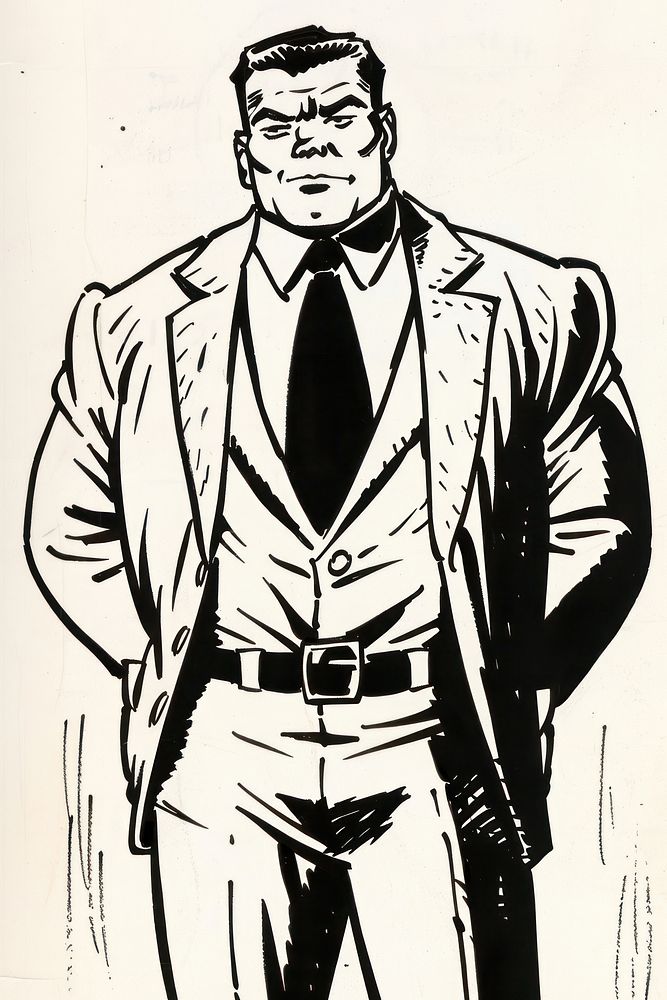 Villain comics illustration drawing. | Free Photo Illustration - rawpixel