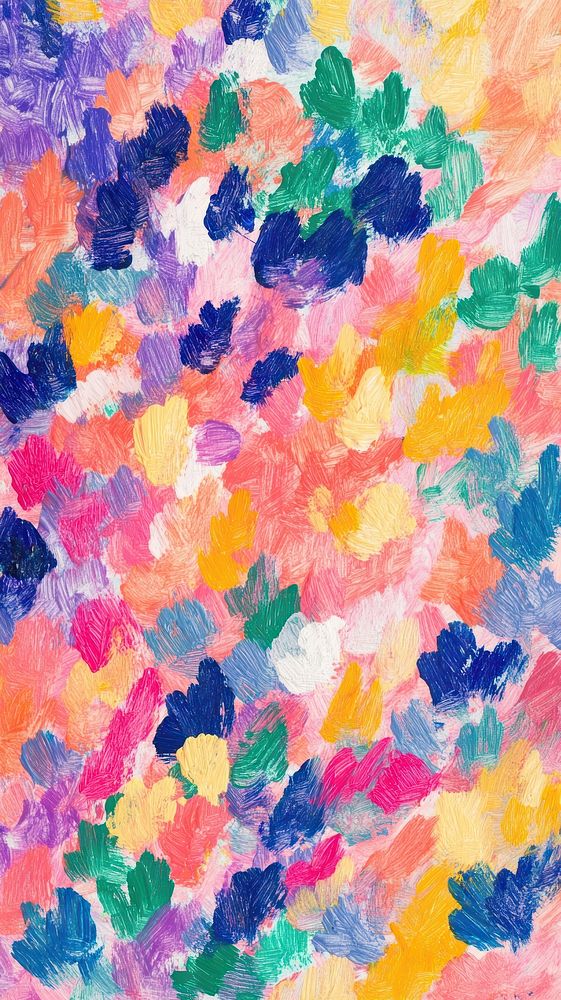 Colorful flowers pattern painting patterns | Free Photo Illustration ...