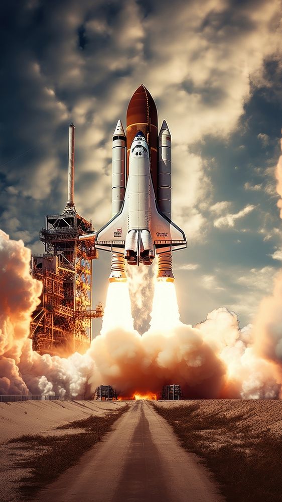 Rocket aircraft vehicle launch. | Free Photo - rawpixel