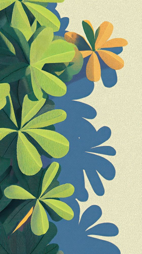 Random background leaves leaf art | Free Photo Illustration - rawpixel