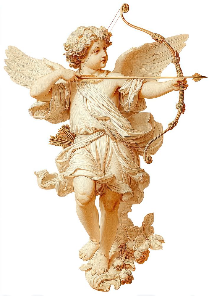 Classical arrow cupid style | Free Photo Illustration - rawpixel