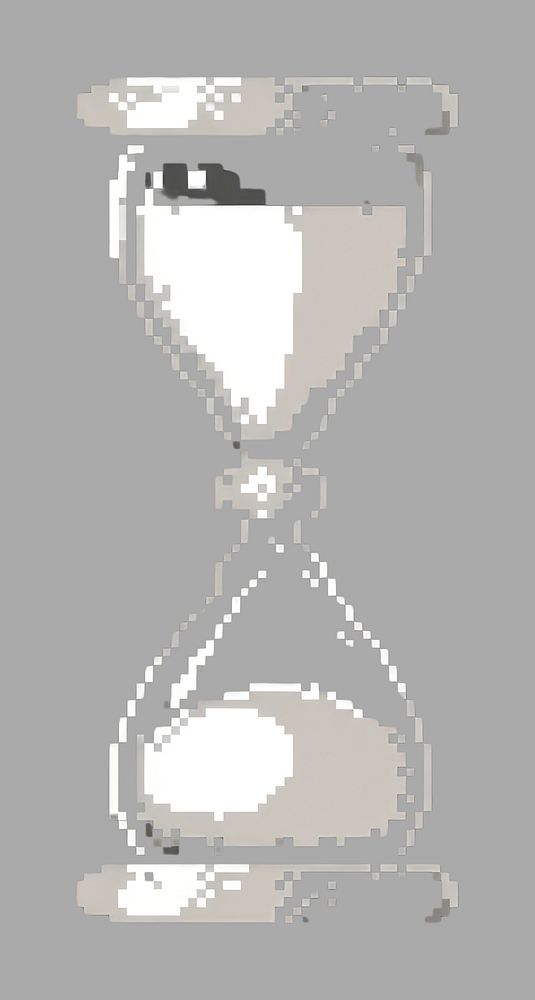 Hourglass pixel art illustration vector | Free Vector - rawpixel