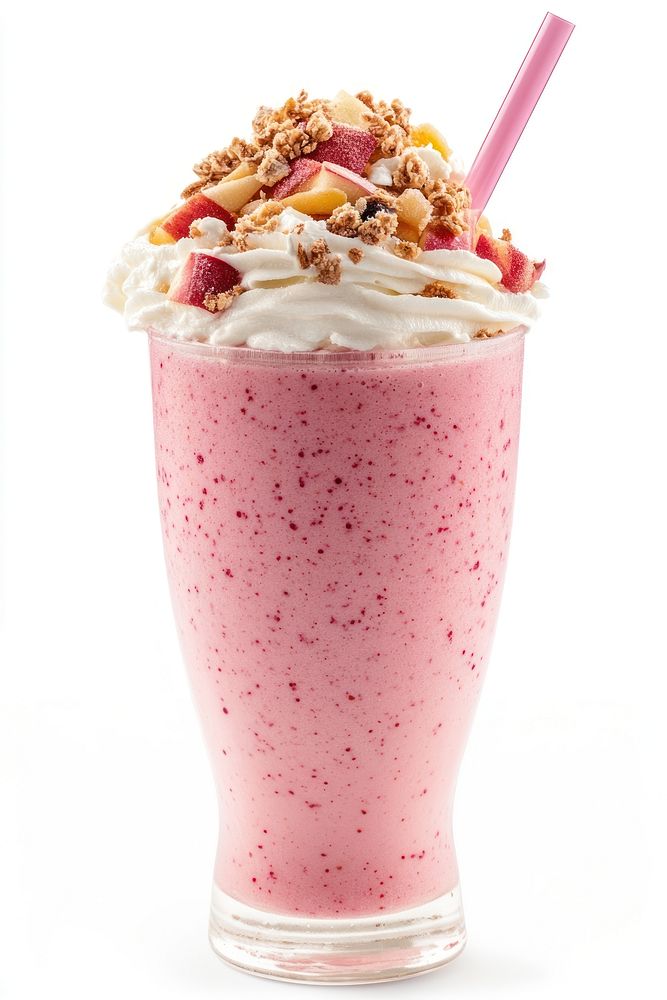 Apple smoothie milkshake beverage topping | Free Photo - rawpixel