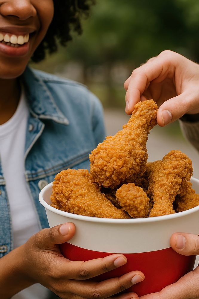 Crispy fried chicken delight | Free Photo - rawpixel