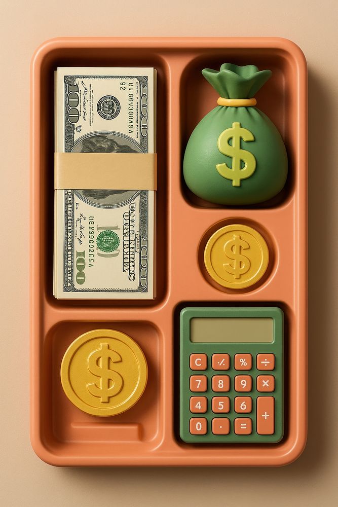 Money-themed financial illustration | Free Photo Illustration - rawpixel