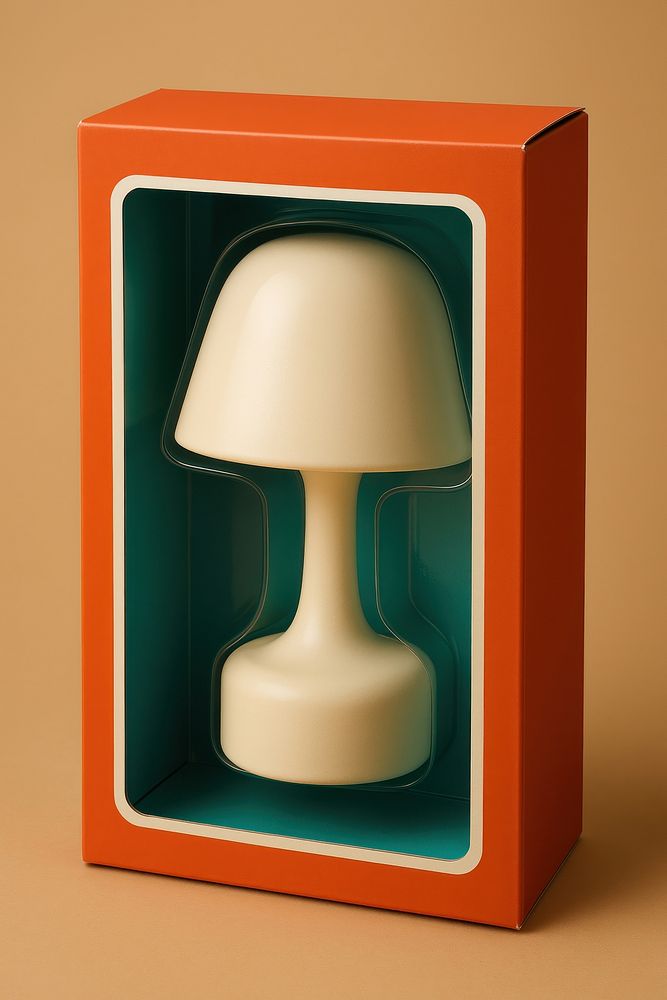 Modern lamp packaging design. | Free Photo Illustration - rawpixel